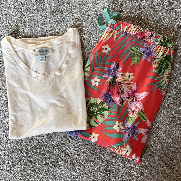 Caribbean Joe | Intimates & Sleepwear | Caribbean Joe Matching Floral ...